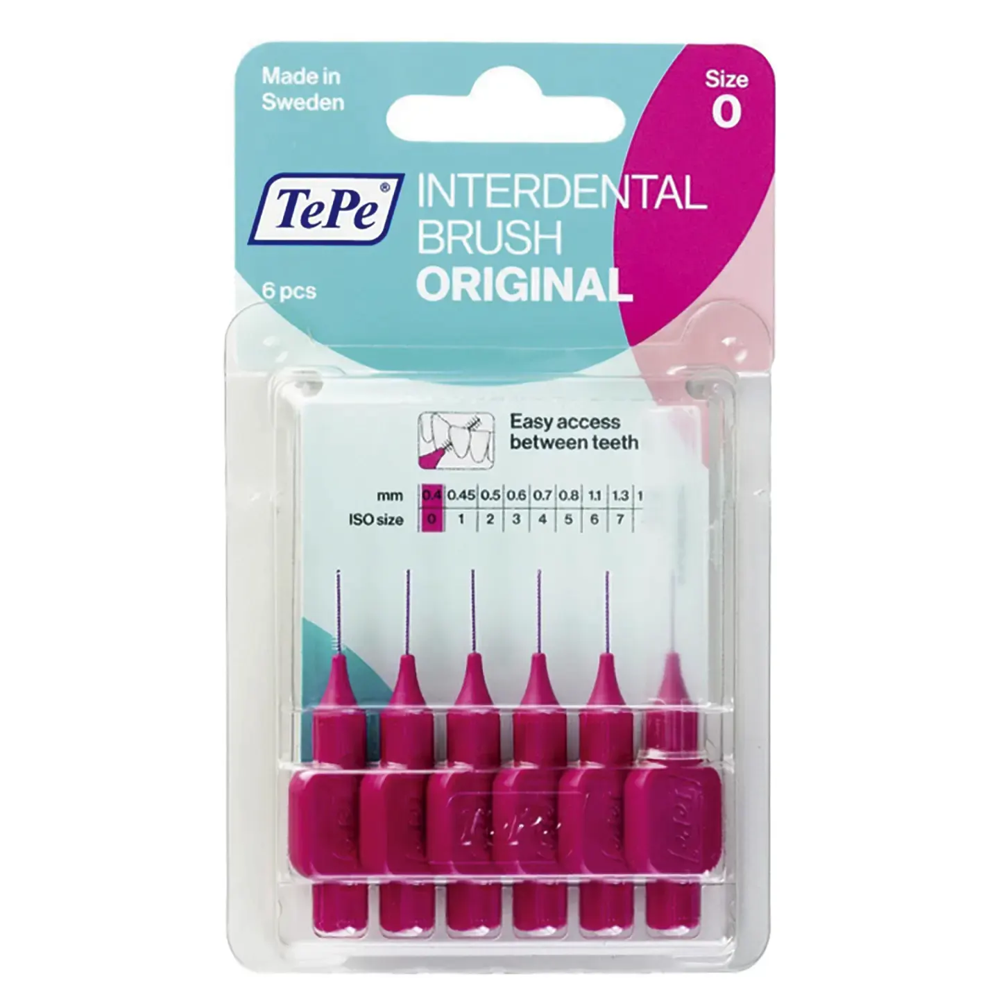 Tepe Interdental Brush 0.4Mm Pink - Target Pharmacy